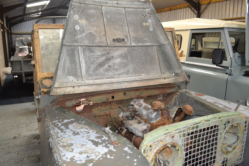 Land Rover Series 1 80" Project Good Chassis Lights Through The Grille ...