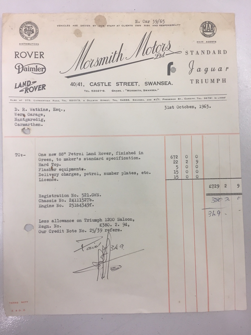 Land Rover Series 2a 88" 1963 1 Owner & 73,000 Miles (NEU 37 ...