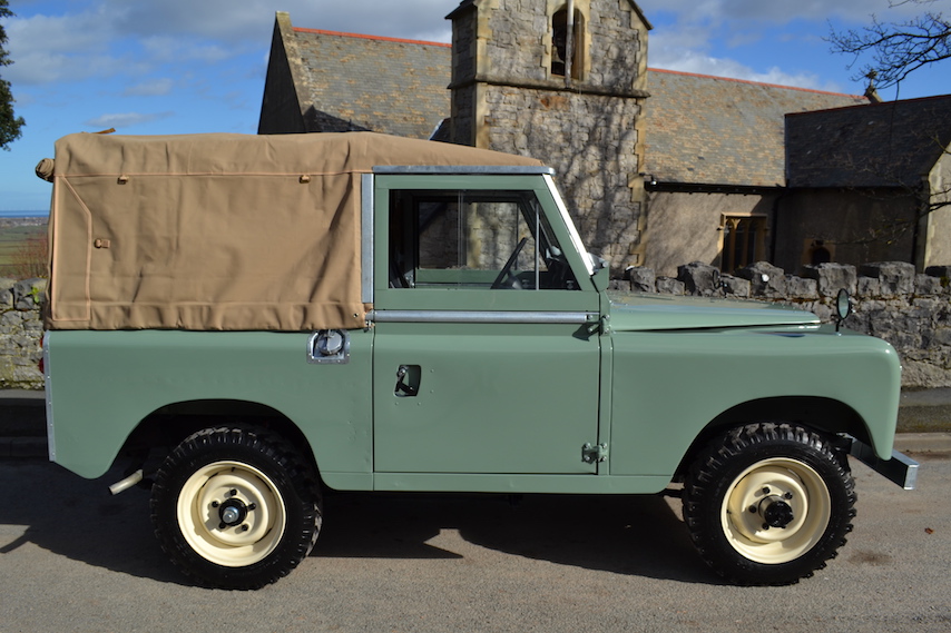 Land Rover Series 2a 88" 1971 Pastel Green Softop Fully Refurbished ...