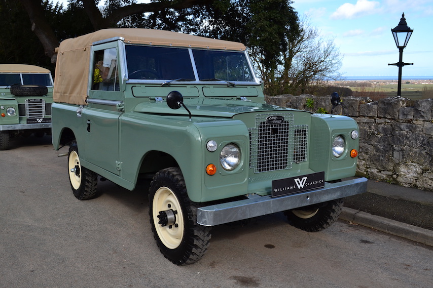 Land Rover Series 2a 88" 1971 Pastel Green Softop Fully Refurbished ...