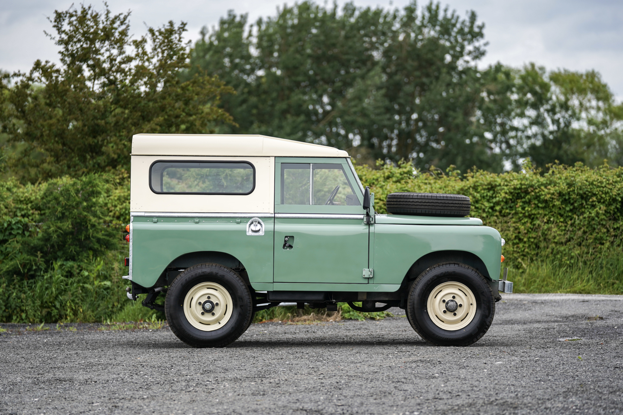 Land Rover Series 3 88" Hardtop Pastel Green Galvanised Chassis ...