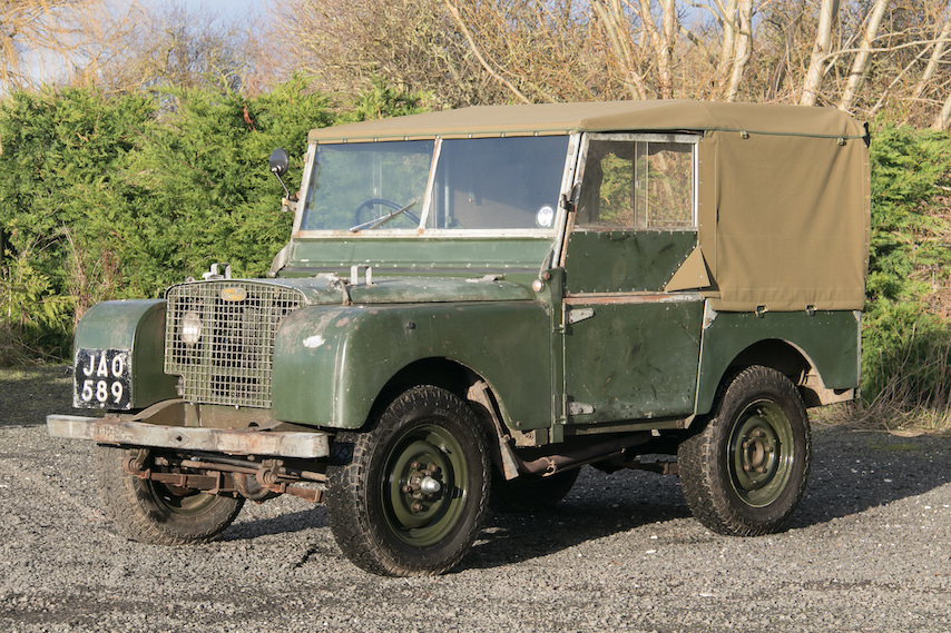 Land Rover Series 1 80" Lights Behind the Grille (JAO 589) - Williams ...