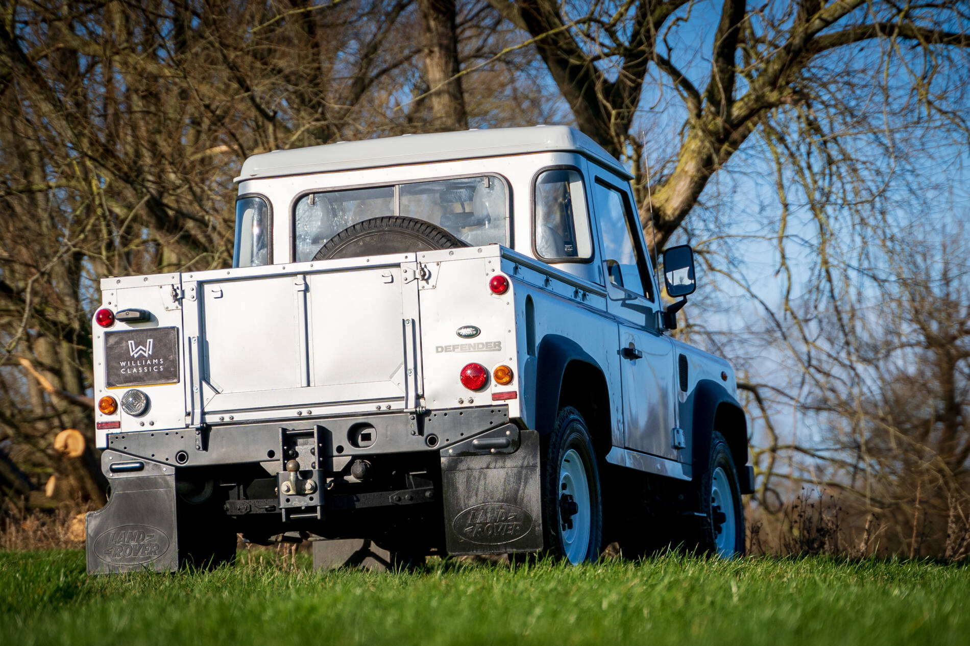 Land Rover Defender 90 Pick Up 1 Owner & 29,000 Miles (CP61 RXZ ...
